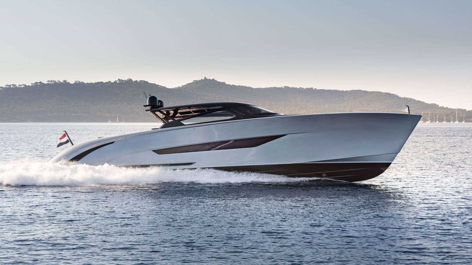 First 23.5 metre Wajer 77 yacht hits the water
